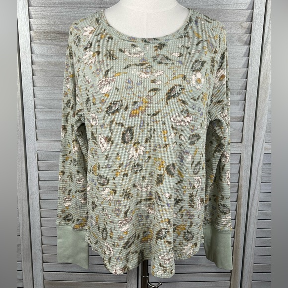 Knox Rose | Tops | Knox Rose Thermal Long Sleeve Top Crewneck Waffle ...